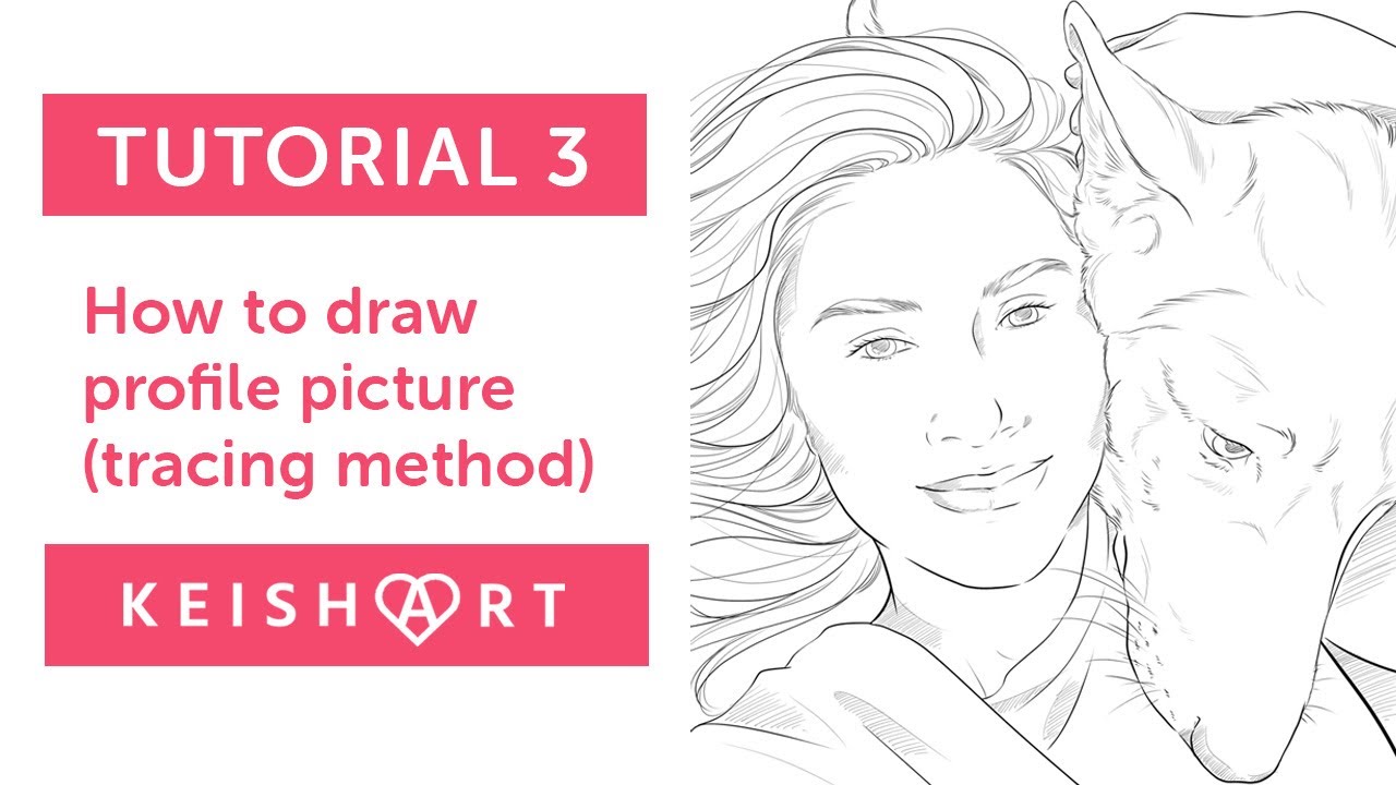 Clip Studio Paint Tutorial: How to draw a profile picture - YouTube