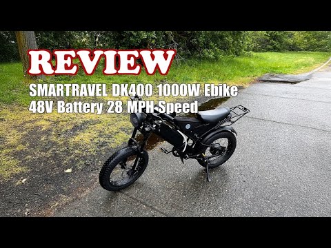 SMARTRAVEL DK400 Electric Bike Review: 1000W Motor, 48V/15Ah, 28+ MPH ...