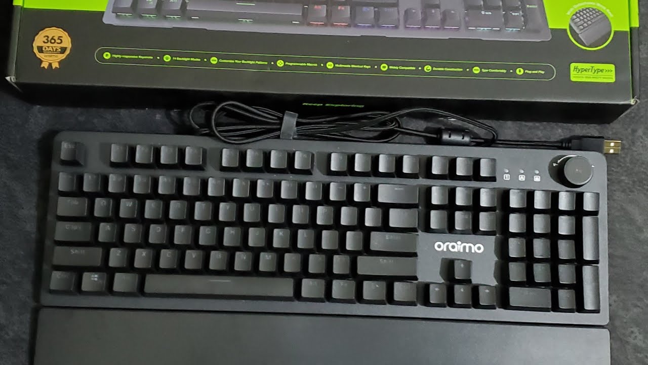 Oraimo HyperType Mechanical Keyboard Real Review - YouTube