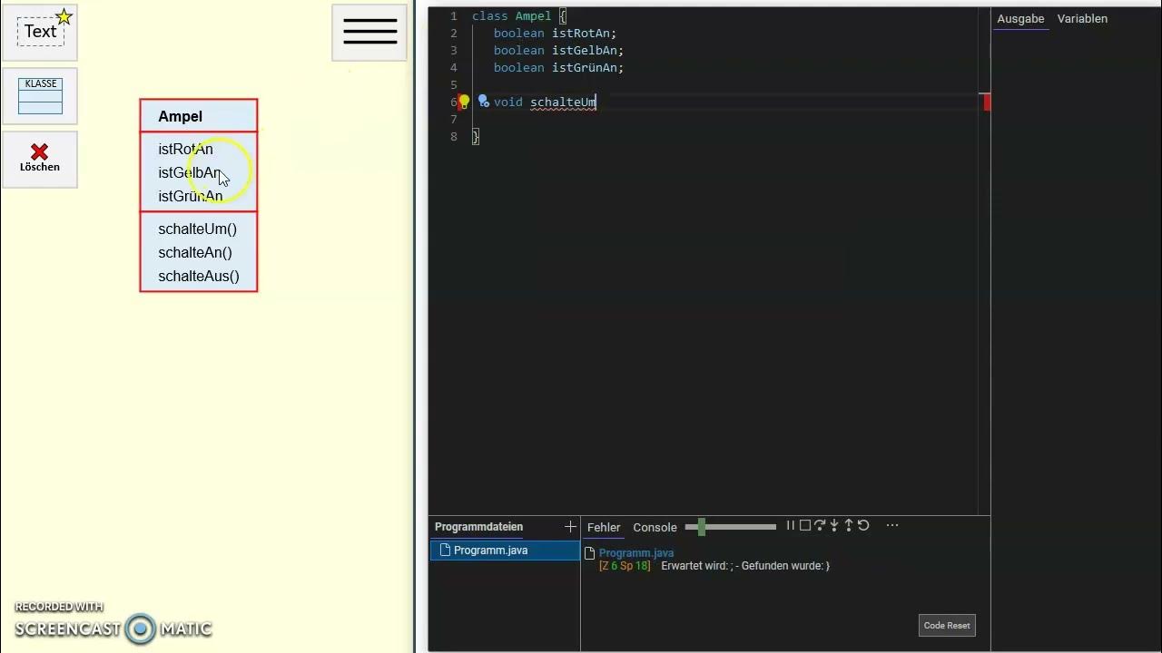 Klassen in Java implementieren - YouTube
