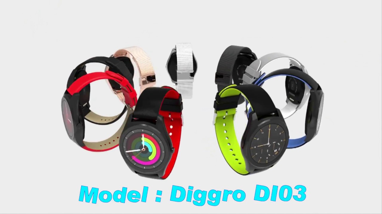Diggro DI03 Smartwatch IP67 Fitness Tracker Heart Rate Monitor ...
