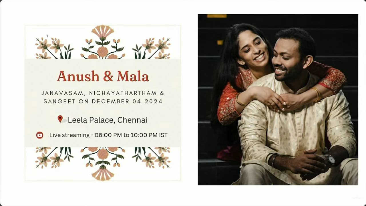 Anush & Mala Sangeet Programme 04 12 2024 - YouTube