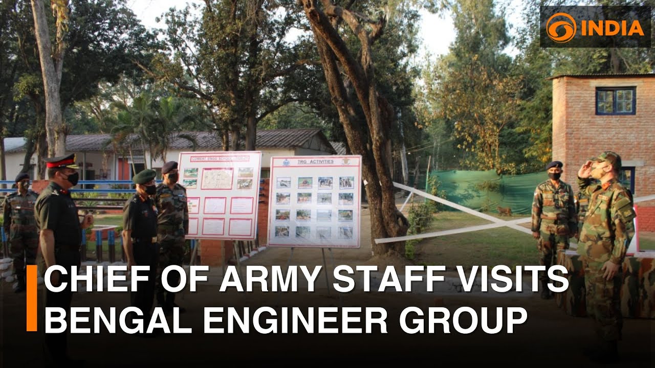 Chief of Army Staff visits Bengal Engineer Group | DD India - YouTube