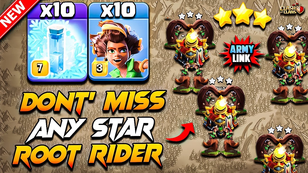 SMASHING! ROOT RIDER & FREEZE Th16 Attack Strategy Clash Of Clans ...