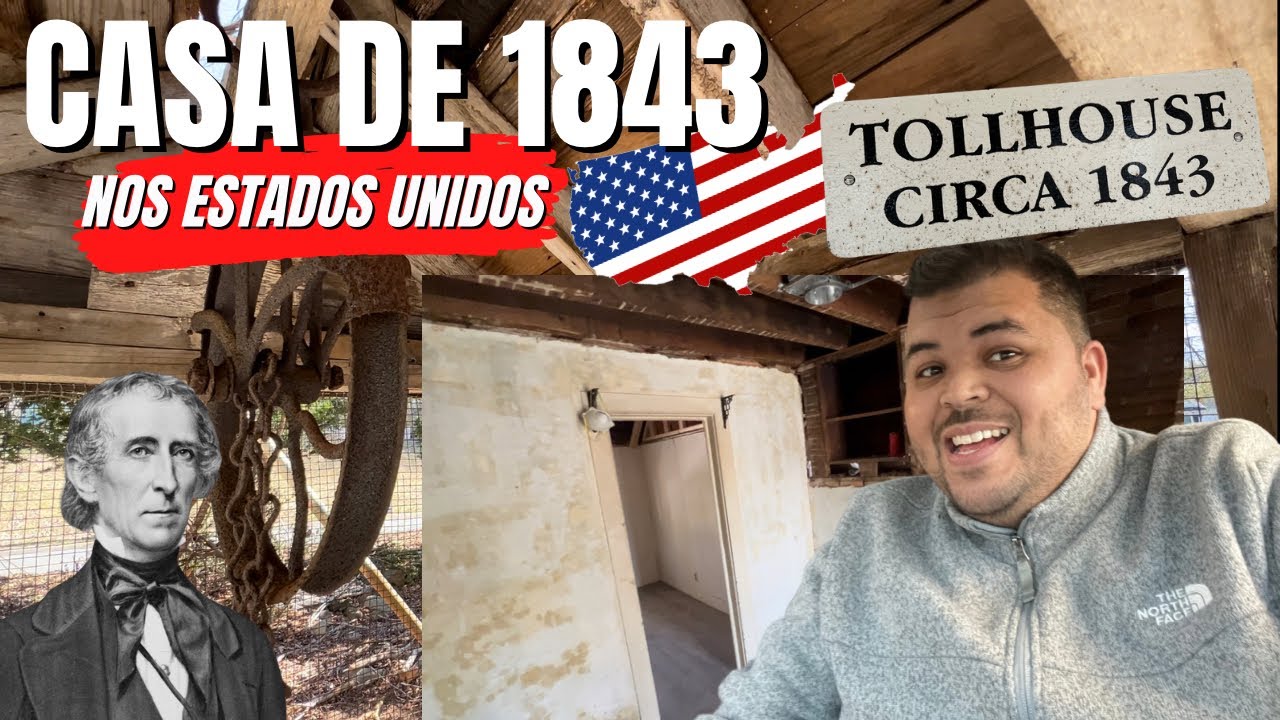 CASA DE 1843 NOS ESTADOS UNIDOS. - YouTube