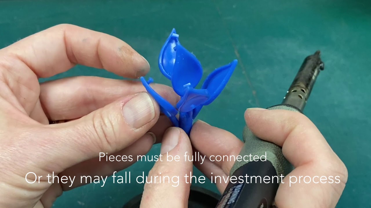 Making a casting tree - YouTube