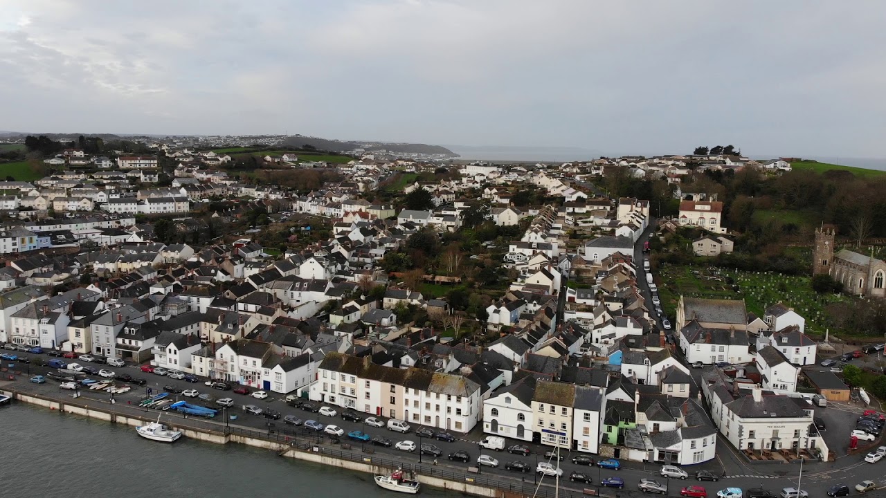 Aerial views of Appledore village, North Devon - YouTube
