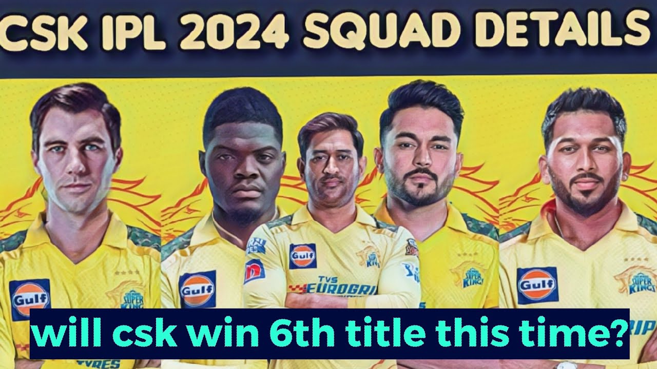 ipl 2024- csk target players ! csk squad for ipl 2024 ! csk new players ...