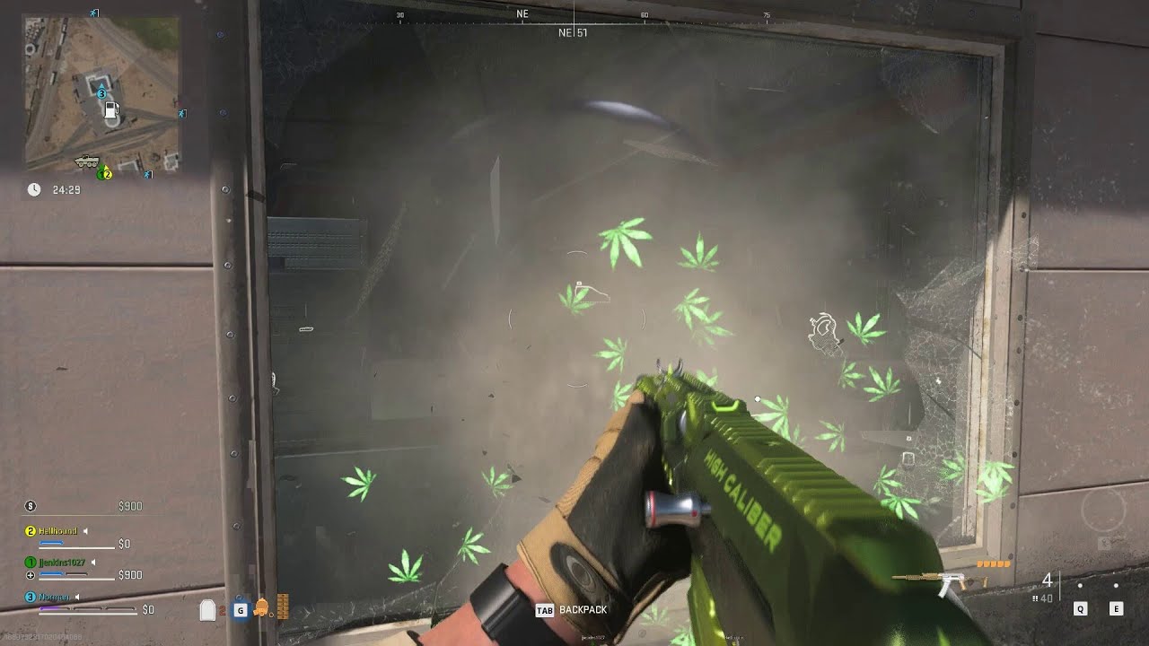 Call Of Duty WZ 2.0 High Caliber Weed Shotgun😅😂🤣 - YouTube
