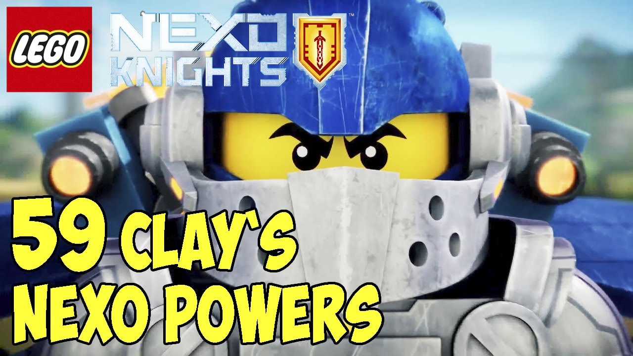 ALL 59 CLAY`S NEXO SHIELDS. NEXO POWERS Scan and Play - LEGO Nexo ...