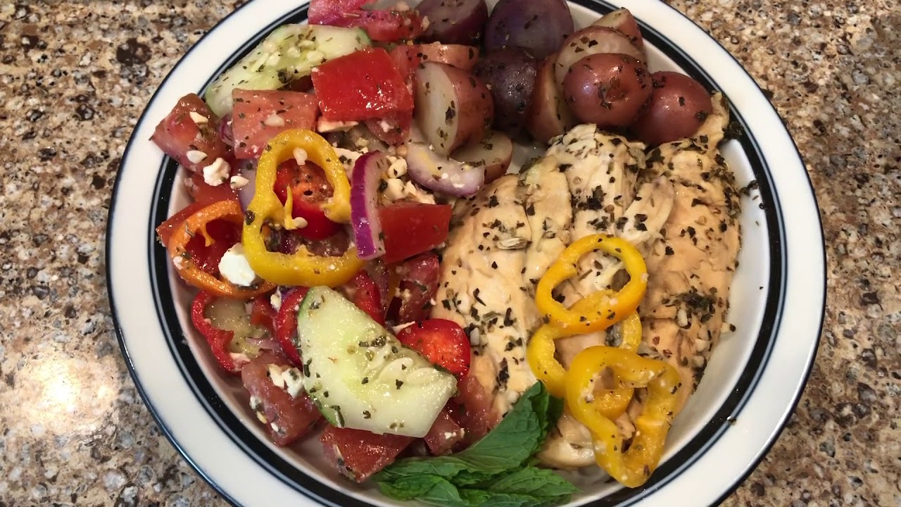 Dope Kitchen's Greek Style Chicken - YouTube