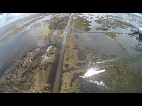 Grand Chenier/ Cameron Hurricane Damage Aerial - YouTube