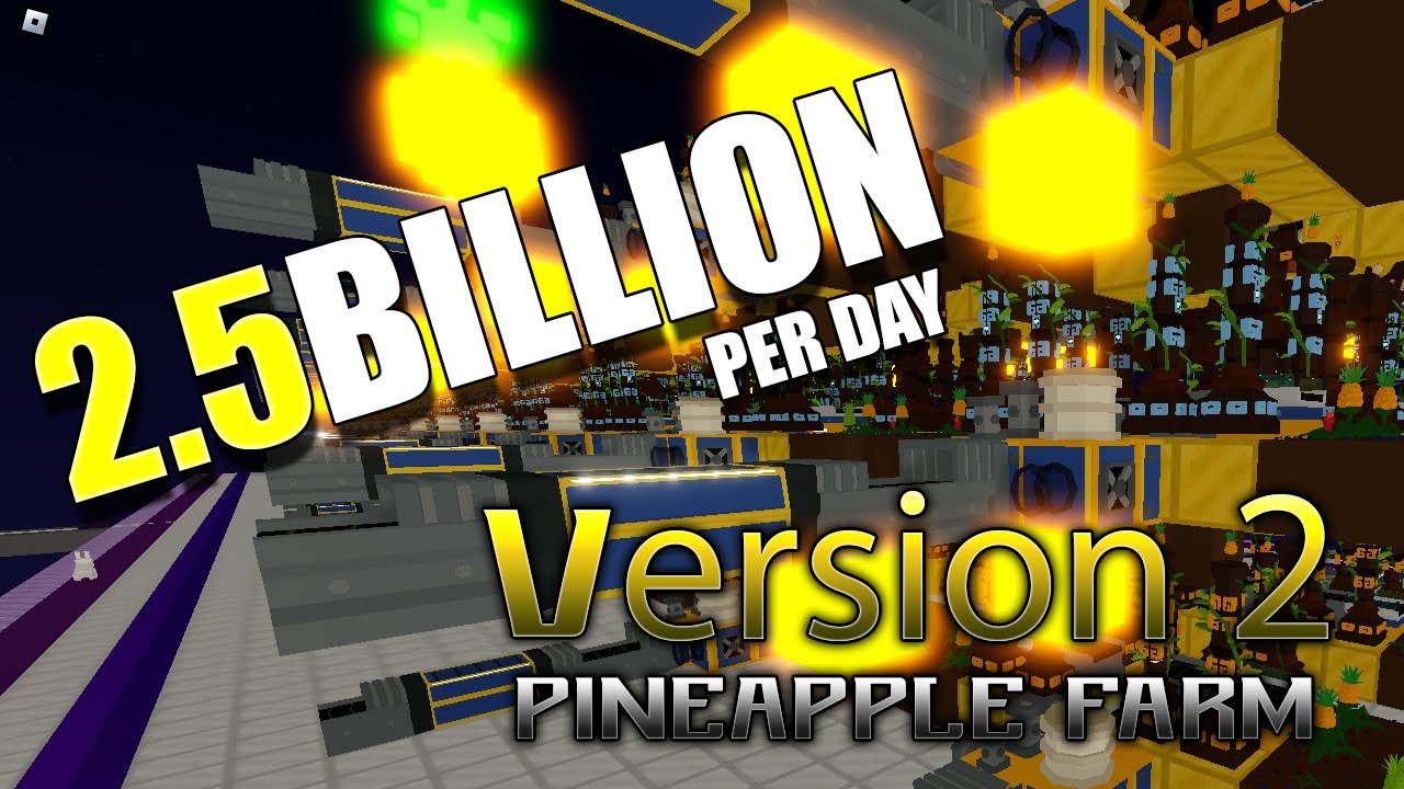 How to Build Pharcide's V2.0 Pineapple Farm LPC (2.5B/Day) - YouTube