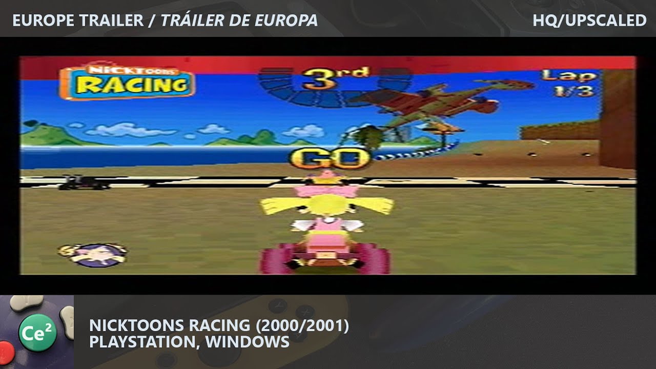 Nicktoons Racing | PS1/PC | 2000/2001 | Video Game Europe Trailer | HQ ...