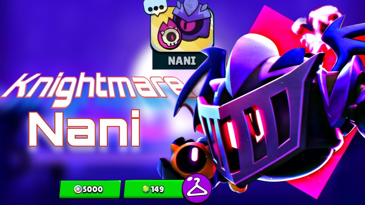Knightmare Nani brawloween skin || #brawlstarsshorts #brawlstars # ...