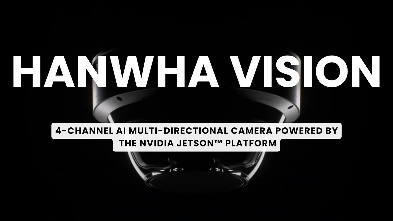Hanwha Vision - 4-Channel AI Multi-Sensor Camera - YouTube