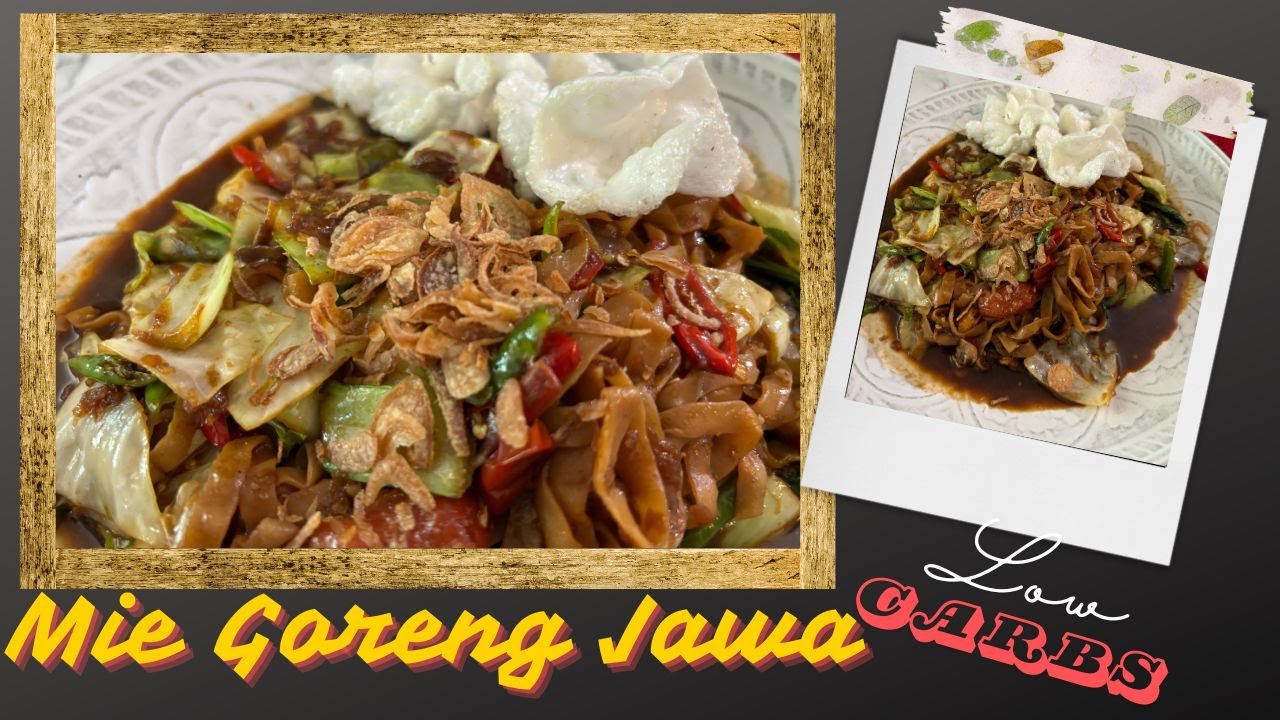 MIE JAWA Low Carbs || Shirataki Noodles || Konjac noodles - YouTube