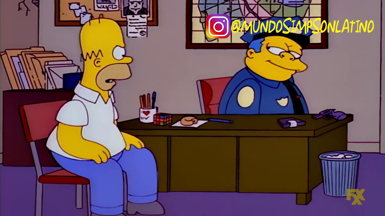 Voy a escribirlo en mi máquina de escribir INVISIBLE | LOS SIMPSON ...