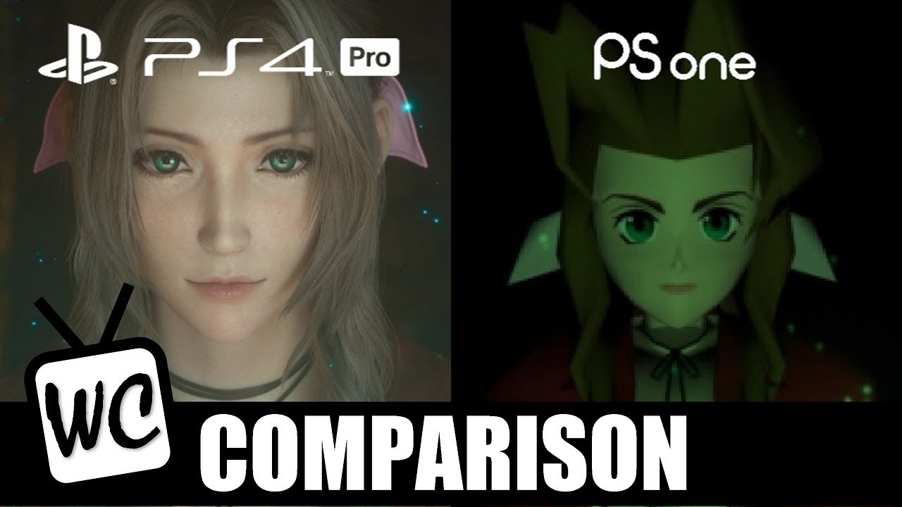 Final Fantasy VII Remake Vs PS1 Original - Graphics Comparison - YouTube