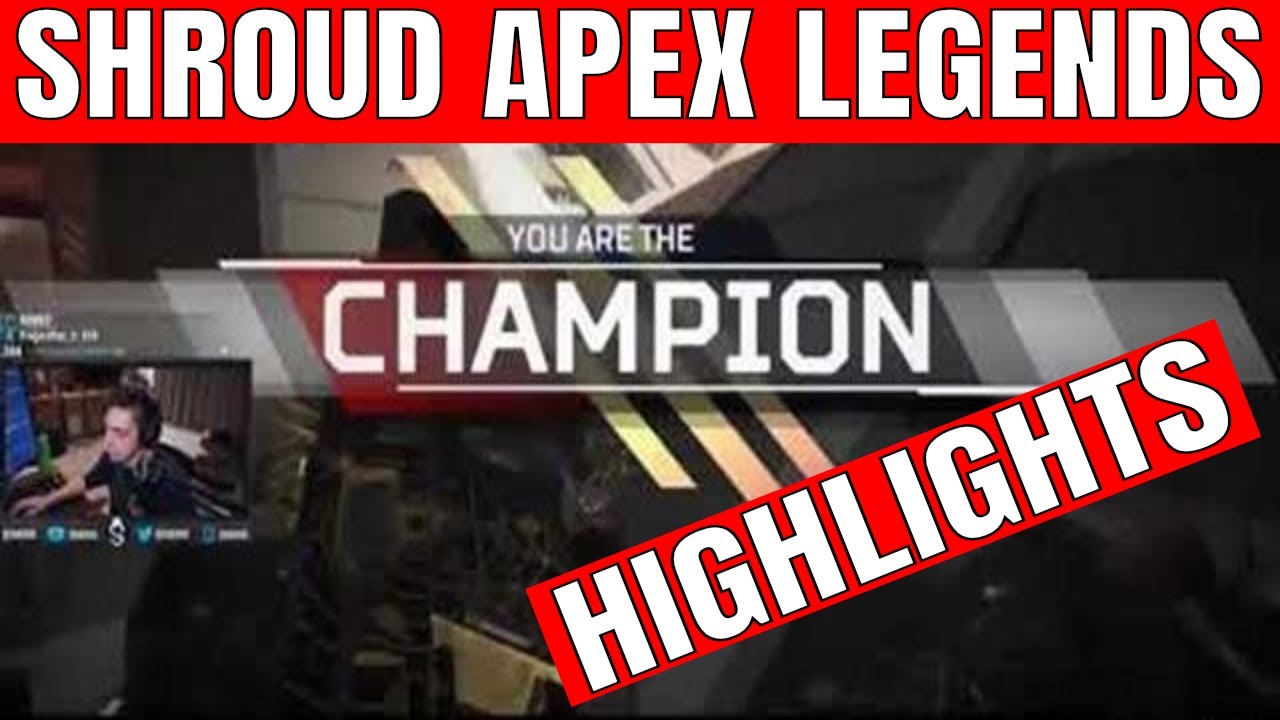 Shroud Apex Legends Highlights | The Aim God - YouTube