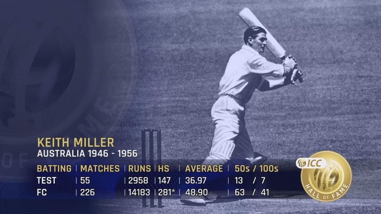 Meet the ICC Hall of Famers: Keith Miller | 'All-time great cricket ...