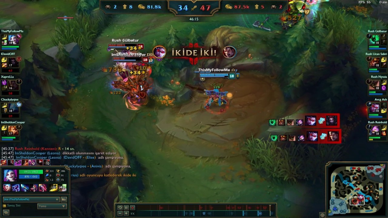 [League of Legends] ExplosioN Jinx Penta Kill ! - YouTube