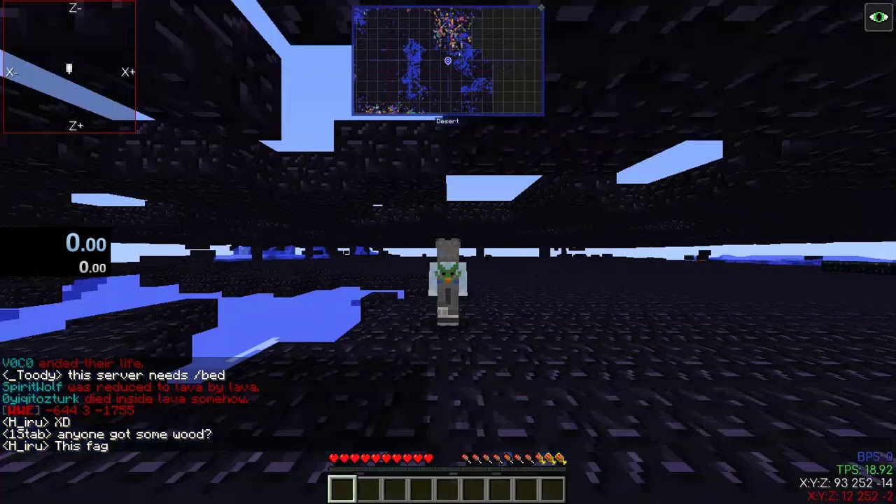 2b2t - Obtain Obsidian Speedrun (WR 8s) - YouTube