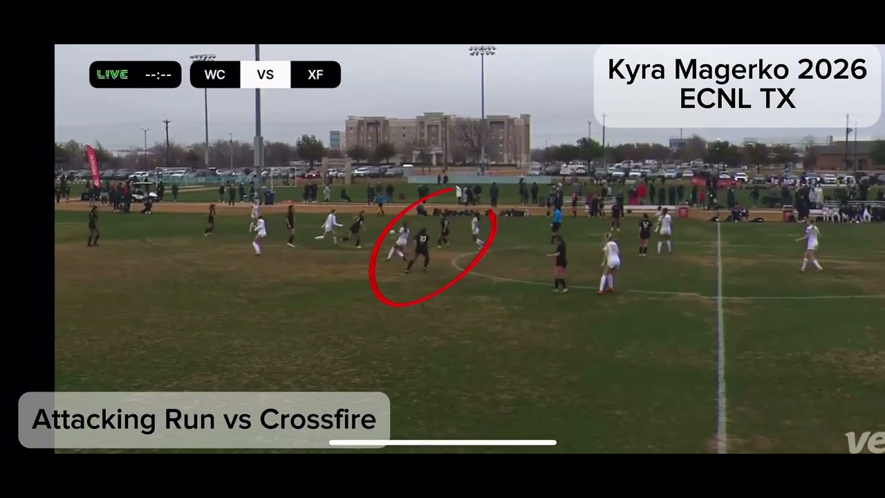 Kyra Magerko 2026- ECNL TEXAS SHOWCASE HIGHLIGHTS - YouTube