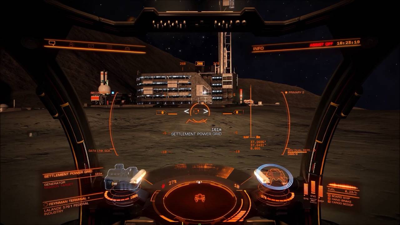 Elite: Dangerous - My first mission to attack an outpost - YouTube