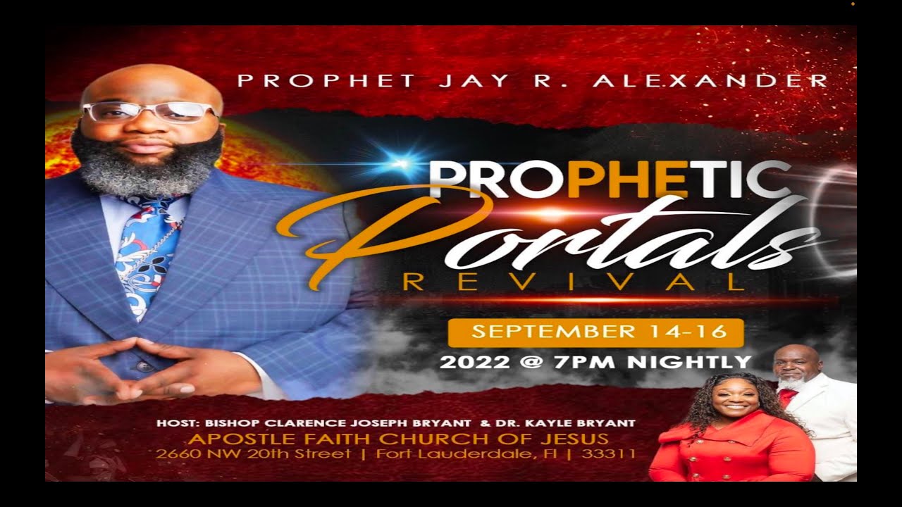 The Prophetic Portals Revival ft. Prophet Jay R. Alexander - YouTube