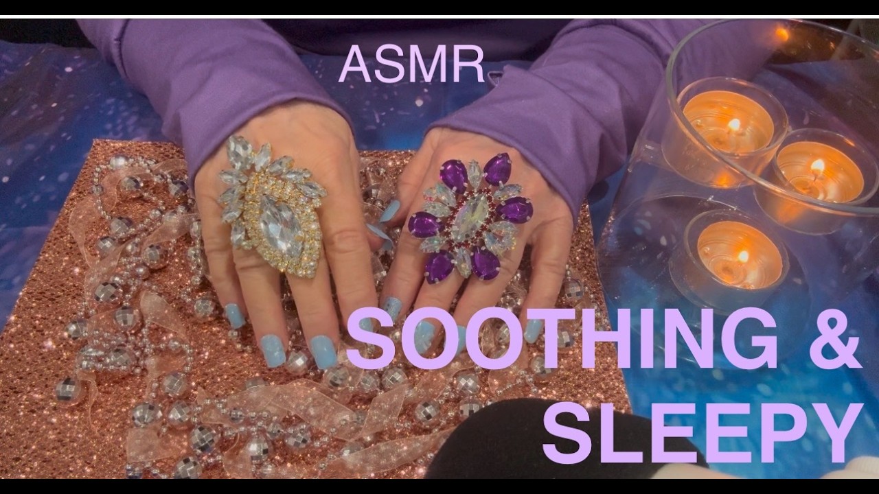 ASMR SENSORY LULLABY of Gentle Slow Tapping, Scratchings & Crinkles to ...