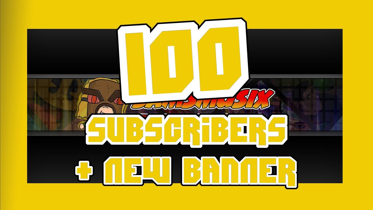 100 Subscribers Video + New Youtube Banner (Speed Art) - YouTube