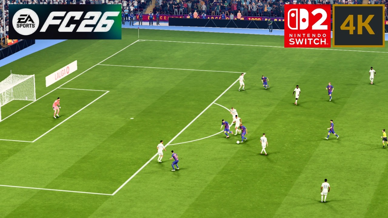 Barcelona vs Real Madrid | FC 26 Nintendo Switch 2 Gameplay [4K] - YouTube