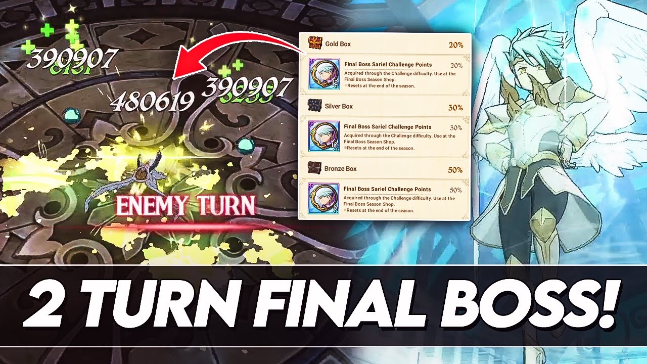 *2 TURN* STRATEGY FOR FINAL BOSS SARIEL!!! (7DS Guide) Seven Deadly ...