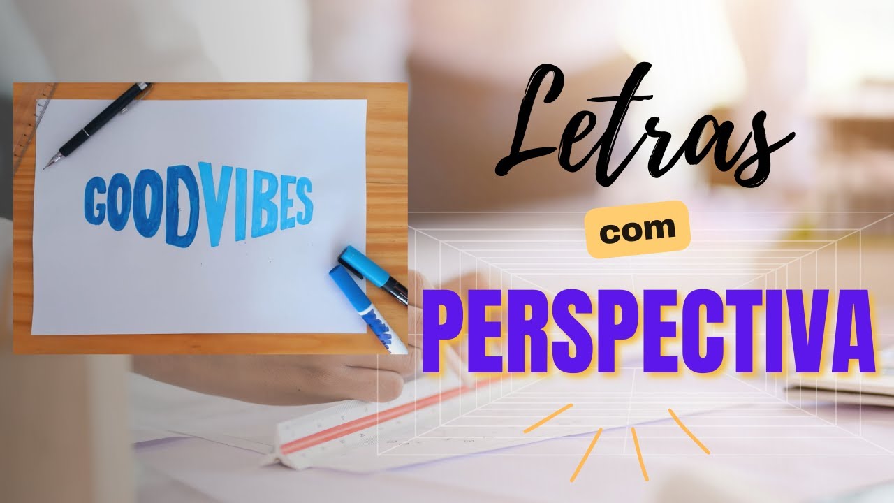 APRENDA a FAZER LETRAS COM PERSPECTIVAS - MÉTODO SIMPLES - YouTube