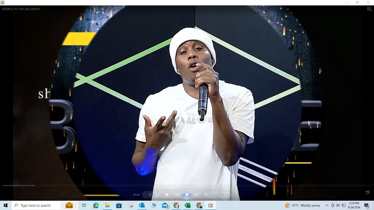 Kengele performing Aiyana live on bounce nation - YouTube