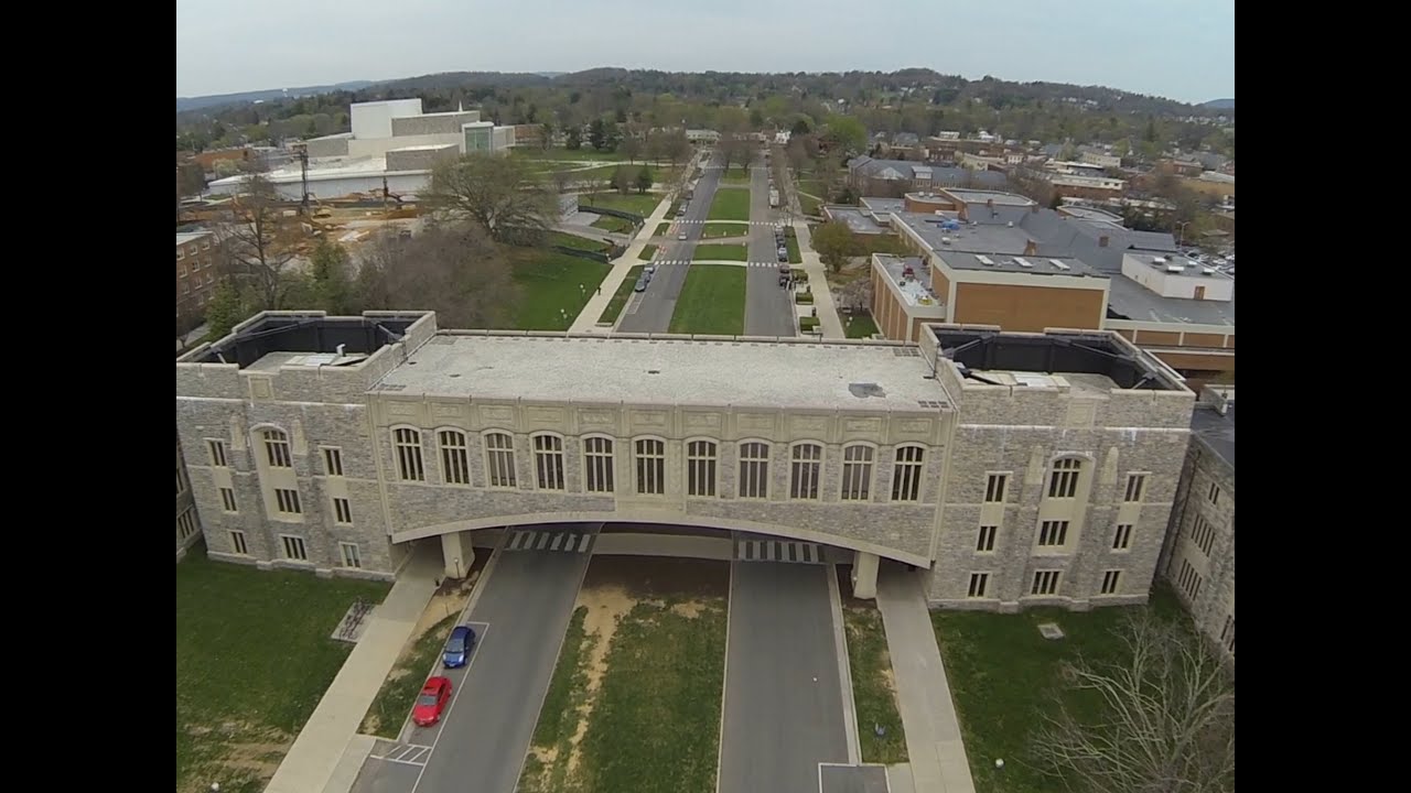 View from above Virginia Tech - YouTube