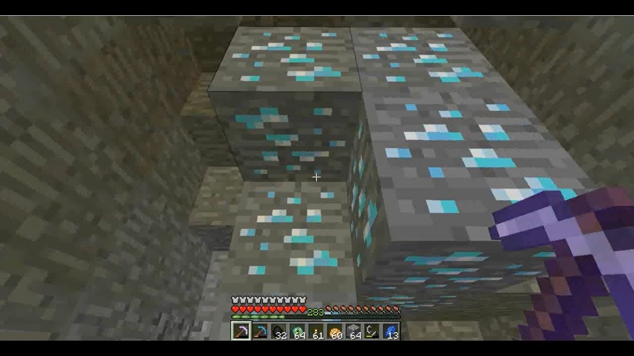 Minecraft #72 Diamond Strip Mine to Ender Portal - YouTube