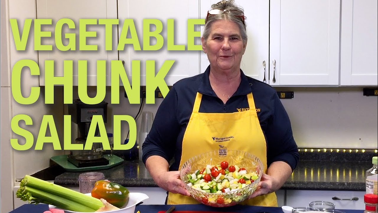 Recipe: Vegetable chunk salad - YouTube