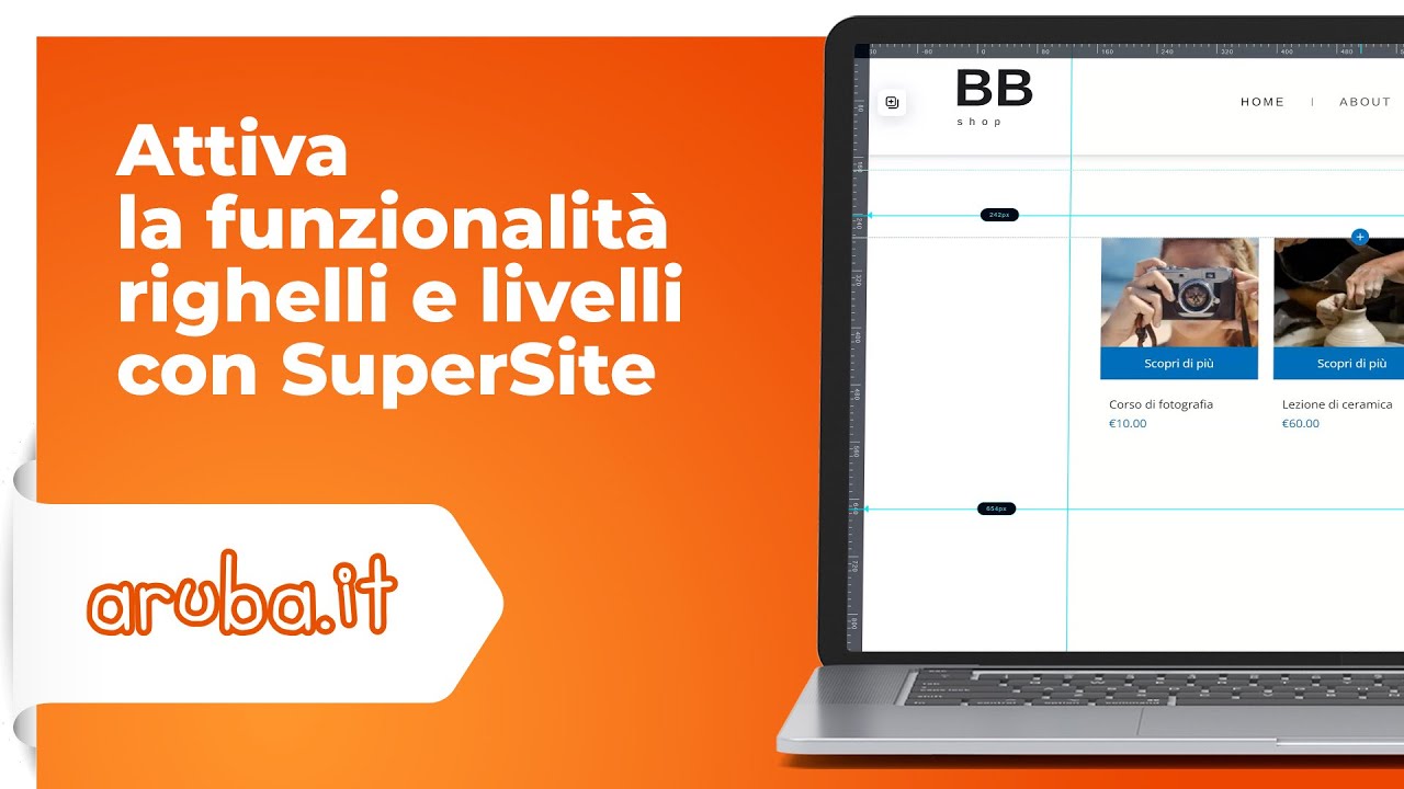 Attiva la funzionalità righelli e livelli con SuperSite - YouTube