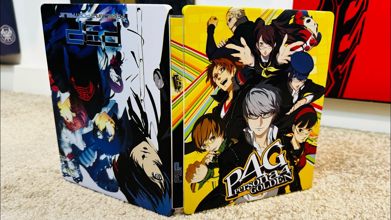 Persona 4 Golden Custom Steelcase Unboxing - YouTube