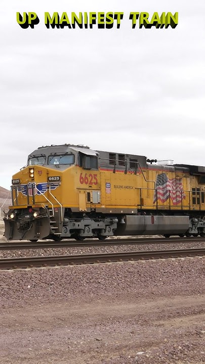 UP 6625 WB MANIFEST TRAIN MOGWC MP 740 NEEDLES SUB - YouTube
