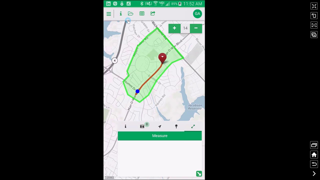 Draw Polygon using GeoSync GO Plus - YouTube