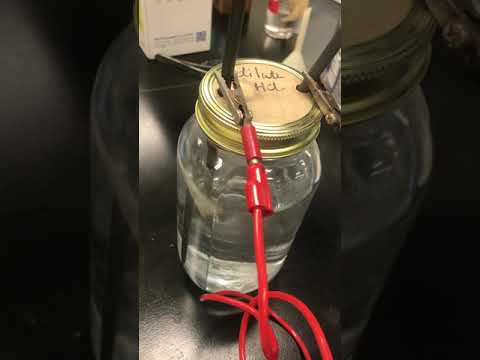 Dilute HCl Electrolysis