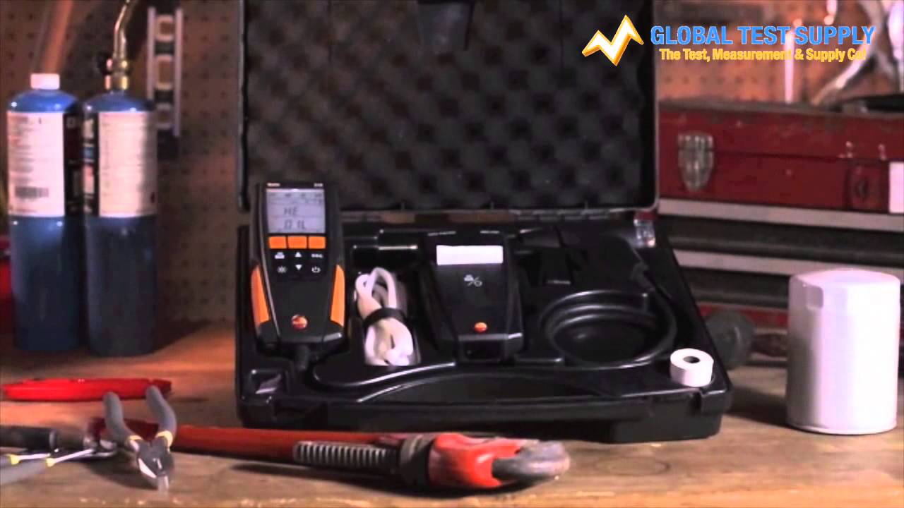 Testo 310 Residential Combustion Analyzer - YouTube