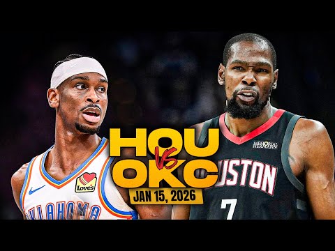 Houston Rockets vs Oklahoma City Thunder Full Game Highlights | Jan 15, 2026 | FreeDawkins