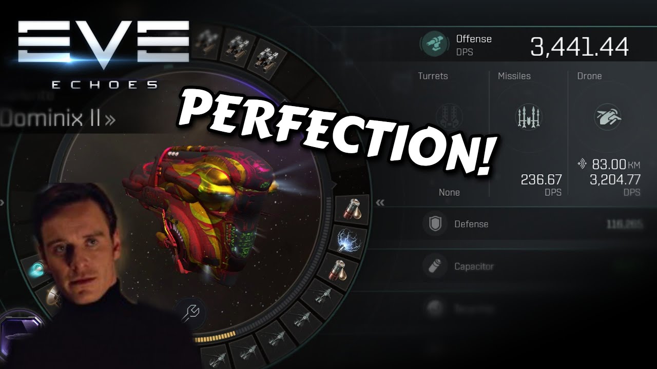 The PERFECT PVE Dominix II Sentry Brawler | EVE Echoes - YouTube