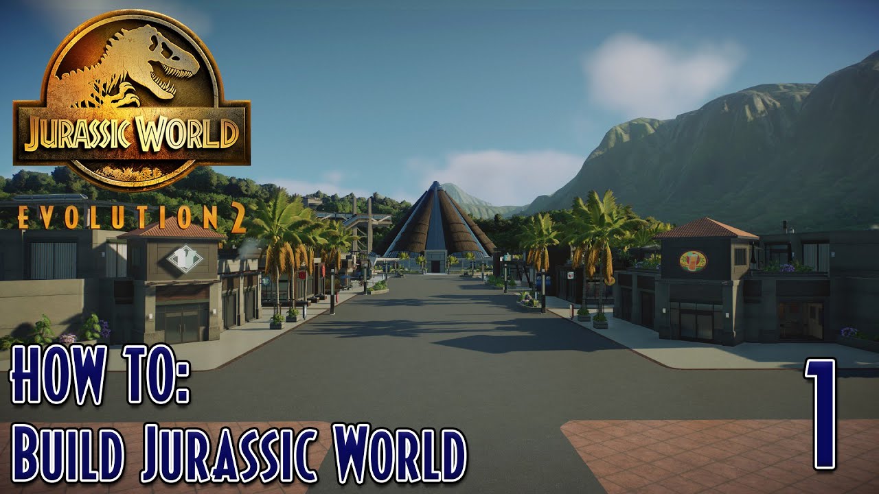 MAIN STREET & THE MOSASAUR LAGOON | HOW TO BUILD JURASSIC WORLD SERIES ...