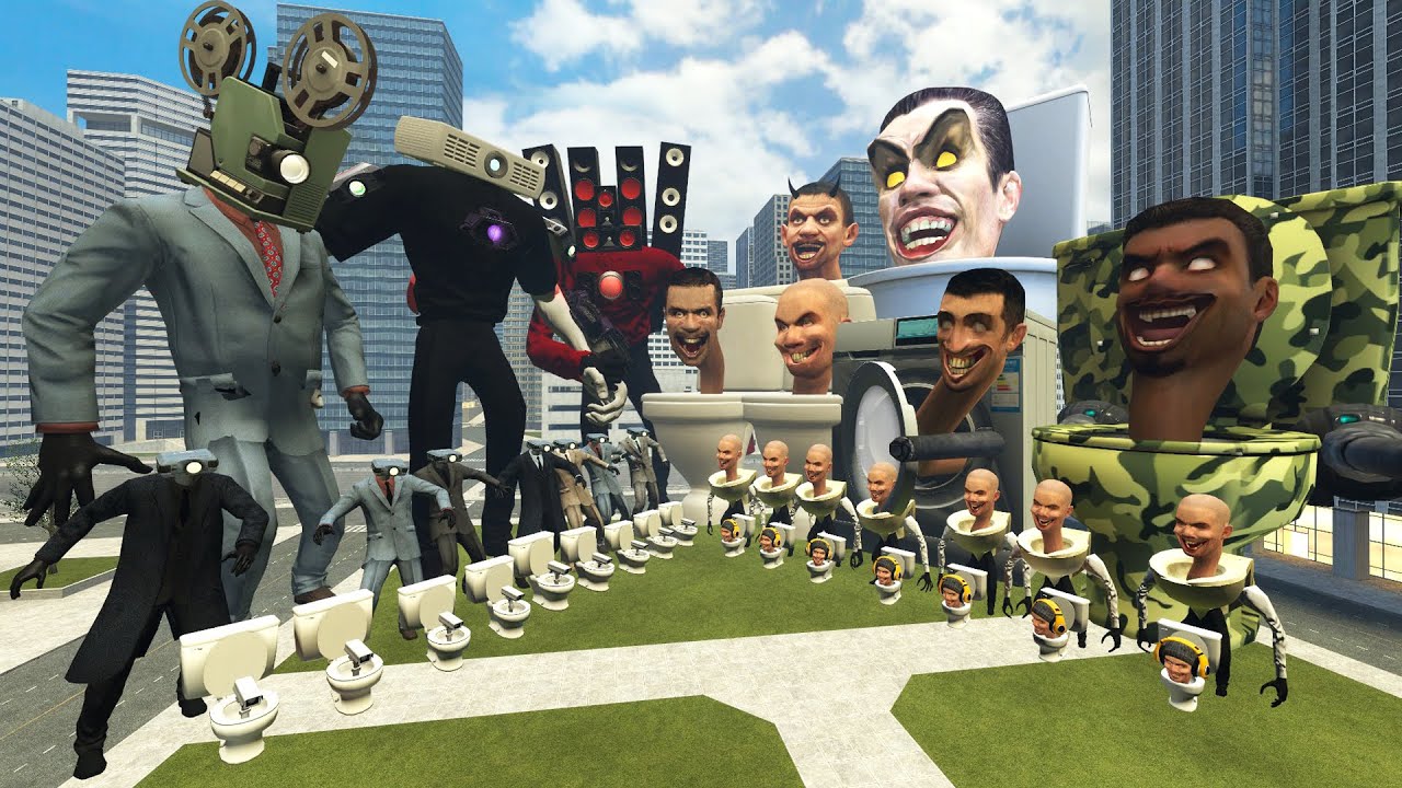 NEW MECHA PROJECTOR MAN AND BOOMBOX MAN BOSS VS SKIBIDI TOILET BOSSES ...