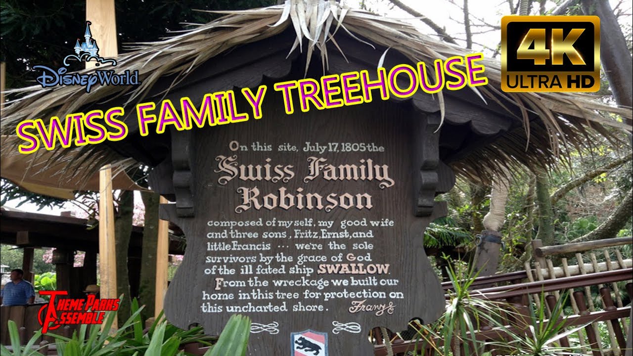 Swiss Family Treehouse in 4K - Walt Disney World Magic Kingdom - Dec ...